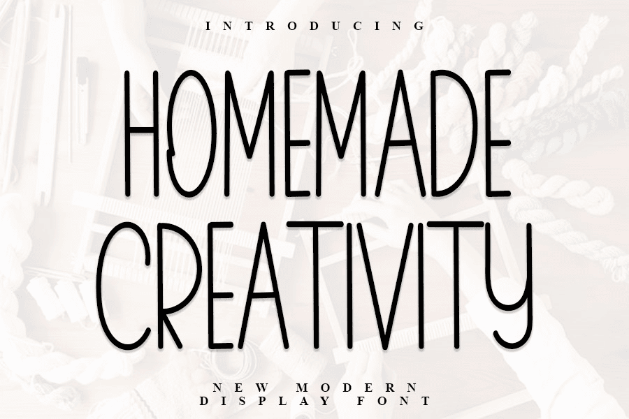 HOMEMADE CREATIVITY Font · 1001 Fonts