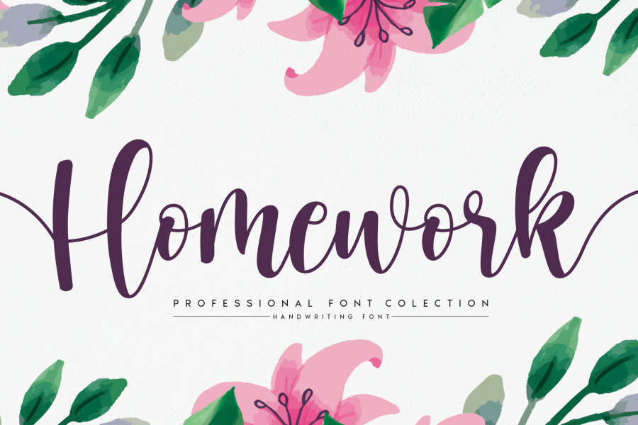 Homework Font · 1001 Fonts