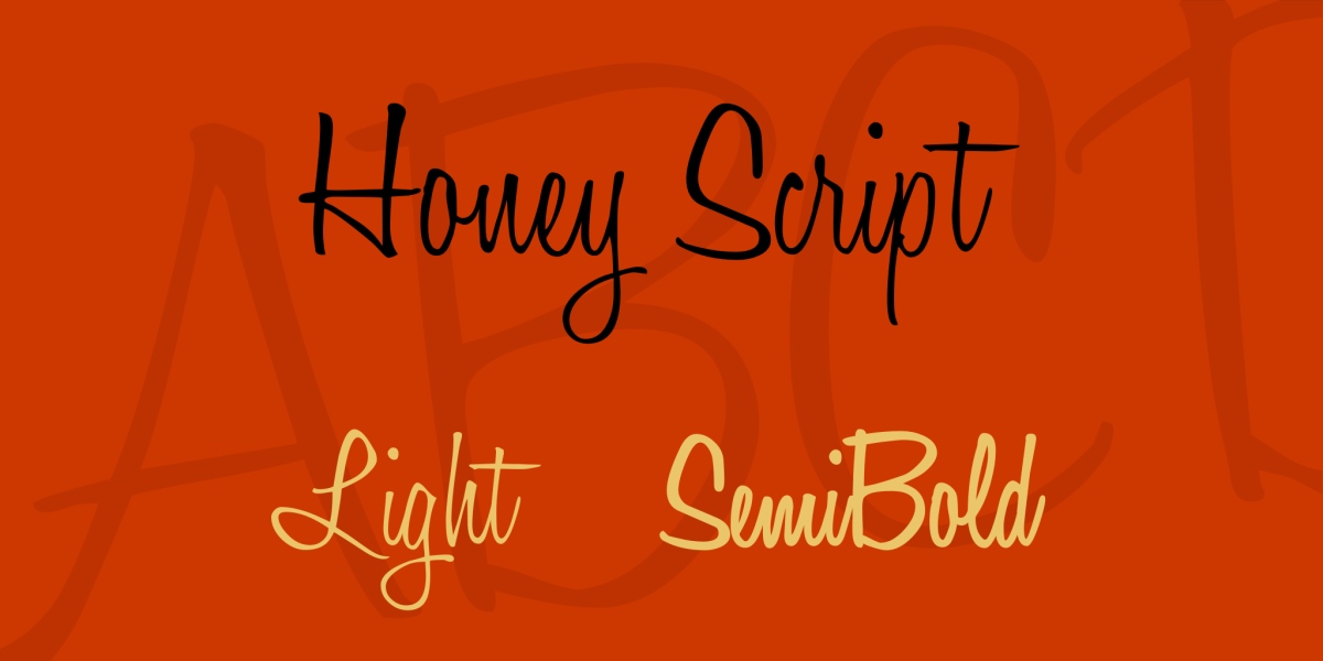 Honey Script Font Family · 1001 Fonts