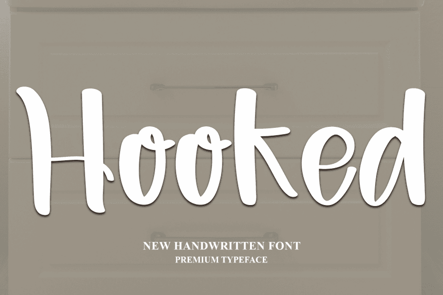Hooked Font · 1001 Fonts
