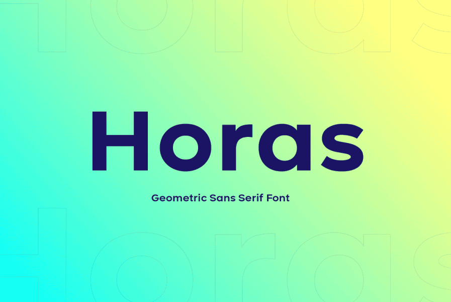 Horas Font Family · 1001 Fonts