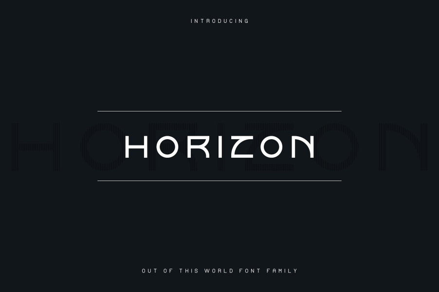 Horizon Font · 1001 Fonts