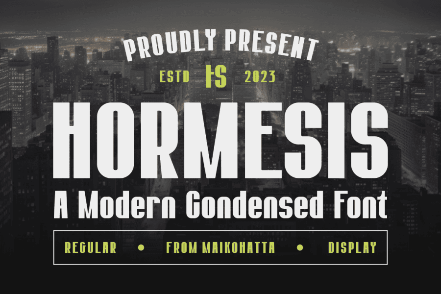 HORMESIS Font · 1001 Fonts