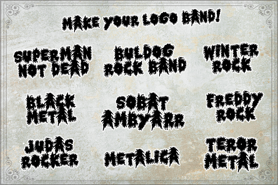 Horror Metal Font · 1001 Fonts