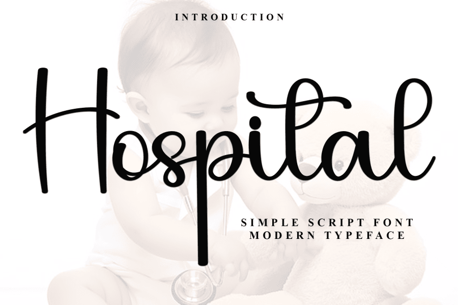 Hospital Font · 1001 Fonts