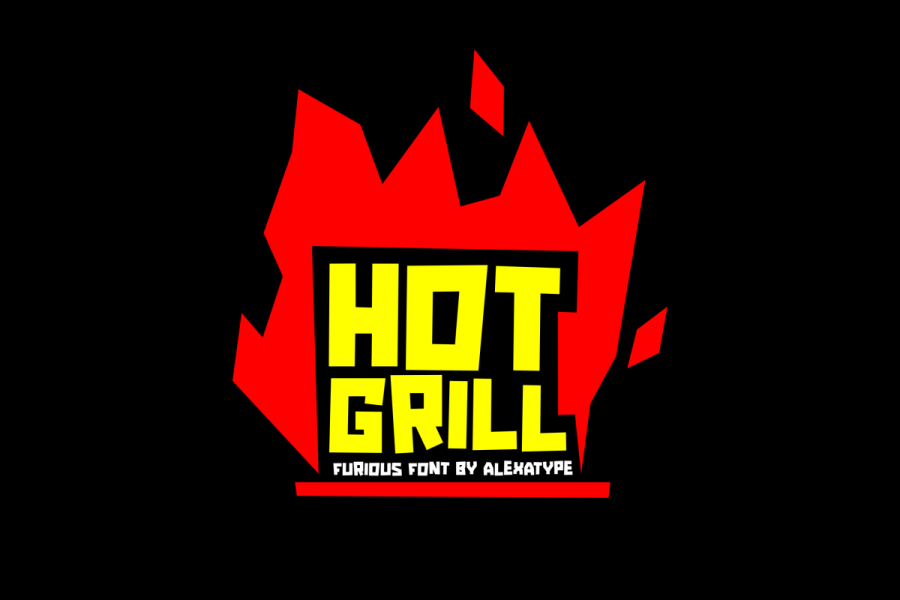 HOT GRILL demo Font · 1001 Fonts
