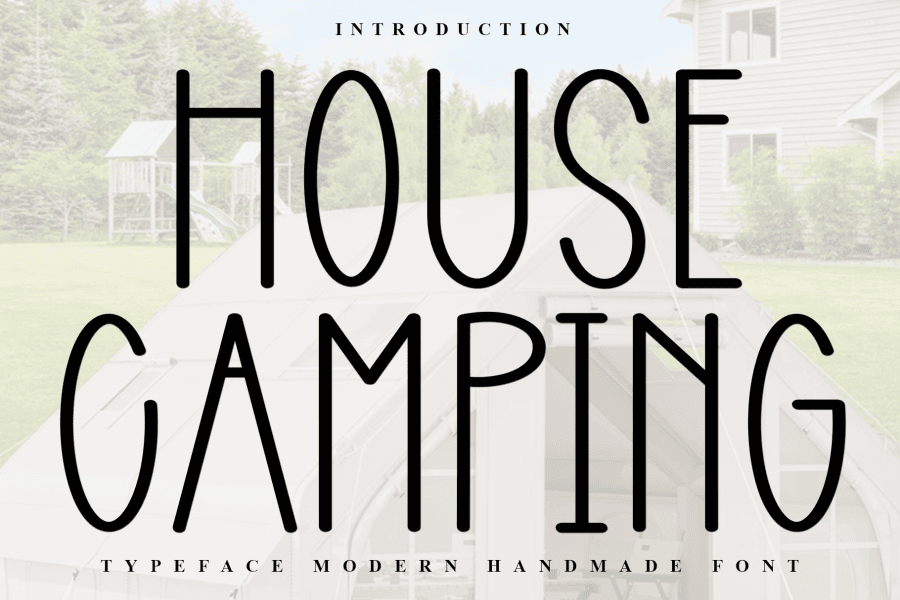 House Camping Font · 1001 Fonts