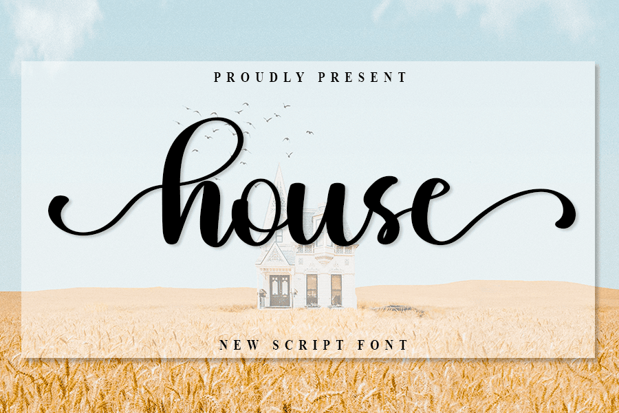 House Font · 1001 Fonts