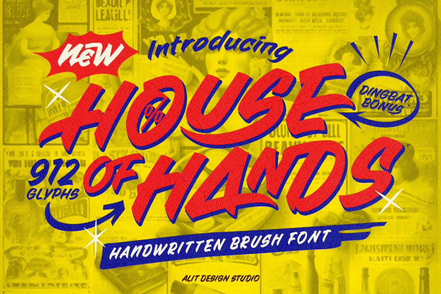 House Of Hands Font · 1001 Fonts
