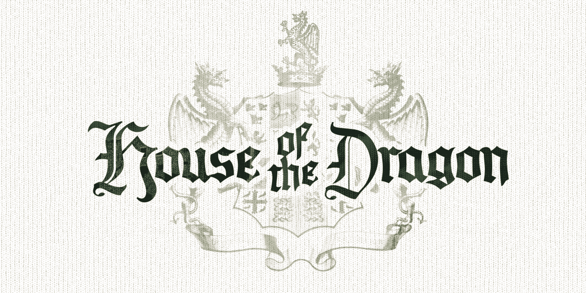 House of the Dragon PERSONAL Font Family · 1001 Fonts