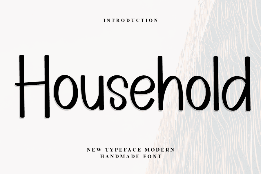 Household Font · 1001 Fonts