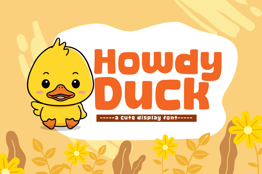 Howdy Duck Font · 1001 Fonts