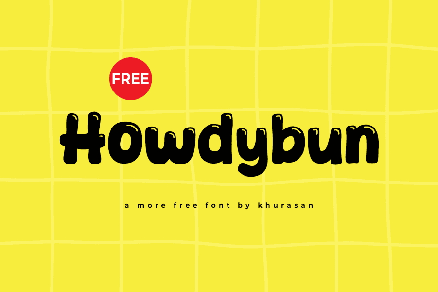 Howdybun Font · 1001 Fonts