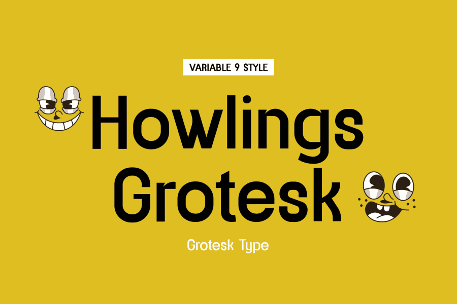 HowlingsGrotesk Font Family · 1001 Fonts