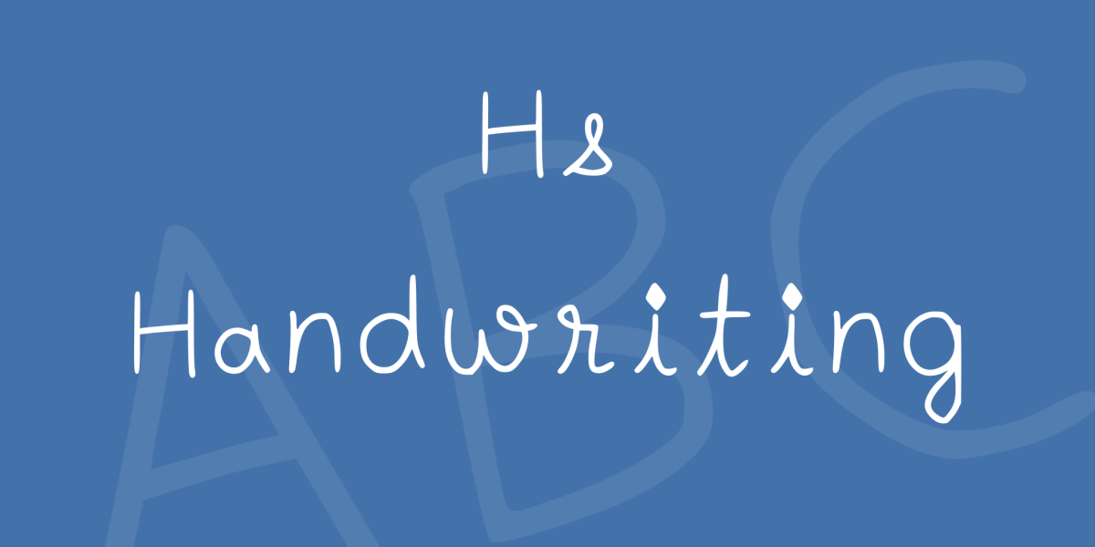 Hs Handwriting Font · 1001 Fonts