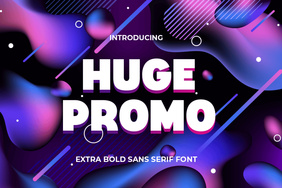 Huge Promo Font · 1001 Fonts