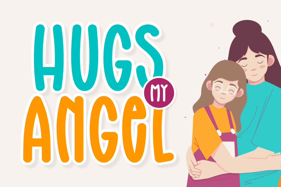 Hugs My Angel Font · 1001 Fonts