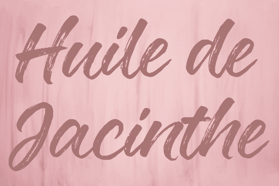 Huile de Jacinthe Font · 1001 Fonts
