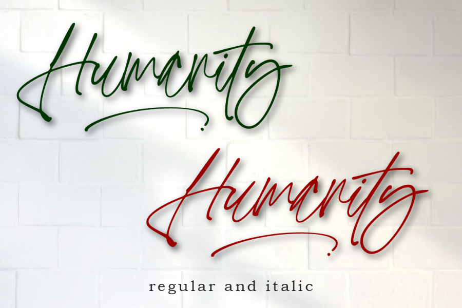 Humanity Font · 1001 Fonts