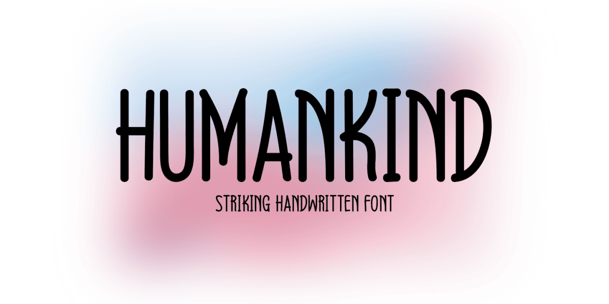 Humankind Font · 1001 Fonts