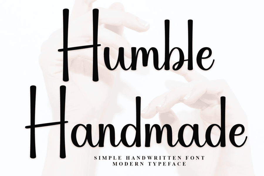 Humble Handmade Font · 1001 Fonts