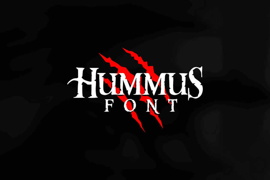 Hummus Font · 1001 Fonts