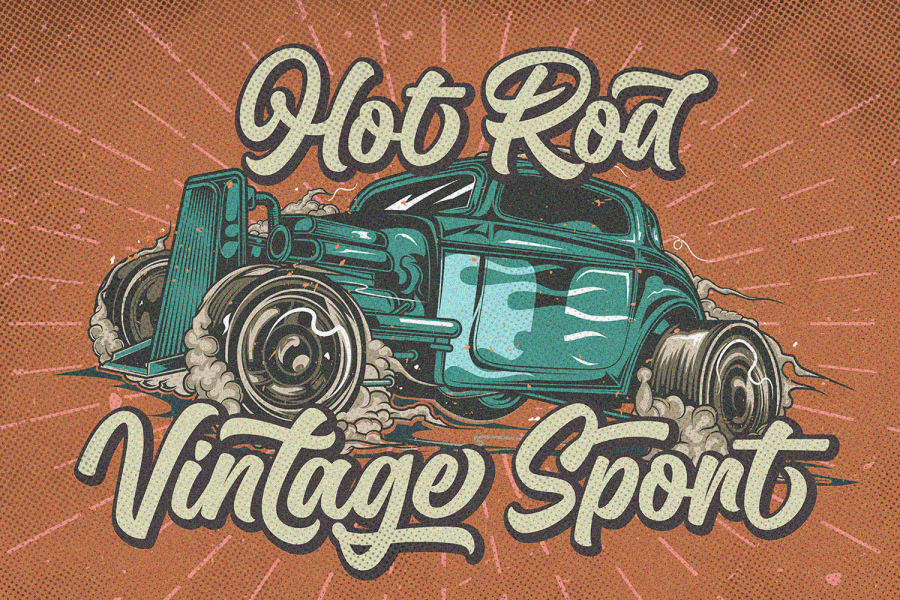 5 Free Hot Rod Fonts · 1001 Fonts