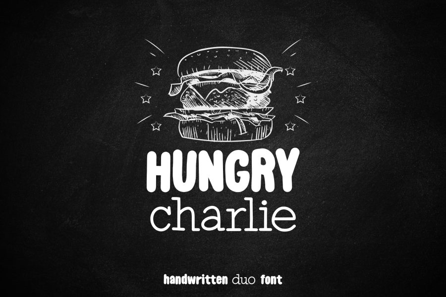 Hungry Charlie Font Family · 1001 Fonts