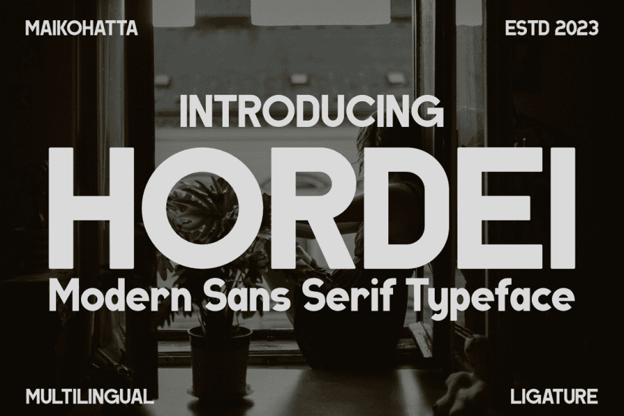 HURDEI Font · 1001 Fonts