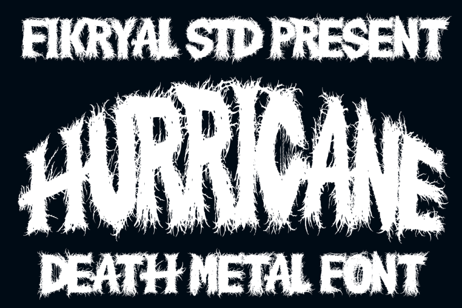 Hurricane Font · 1001 Fonts