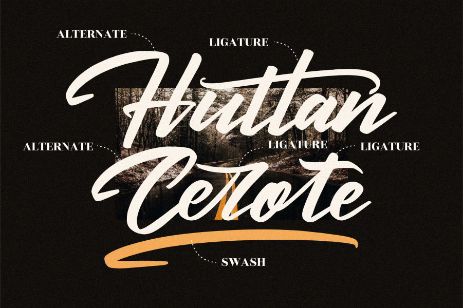 Huttan Cerote Font Family · 1001 Fonts