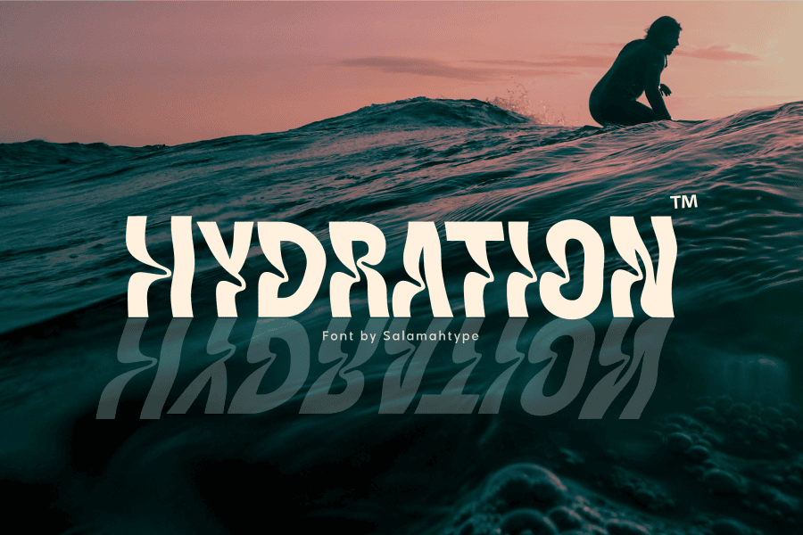 Hydration Font · 1001 Fonts