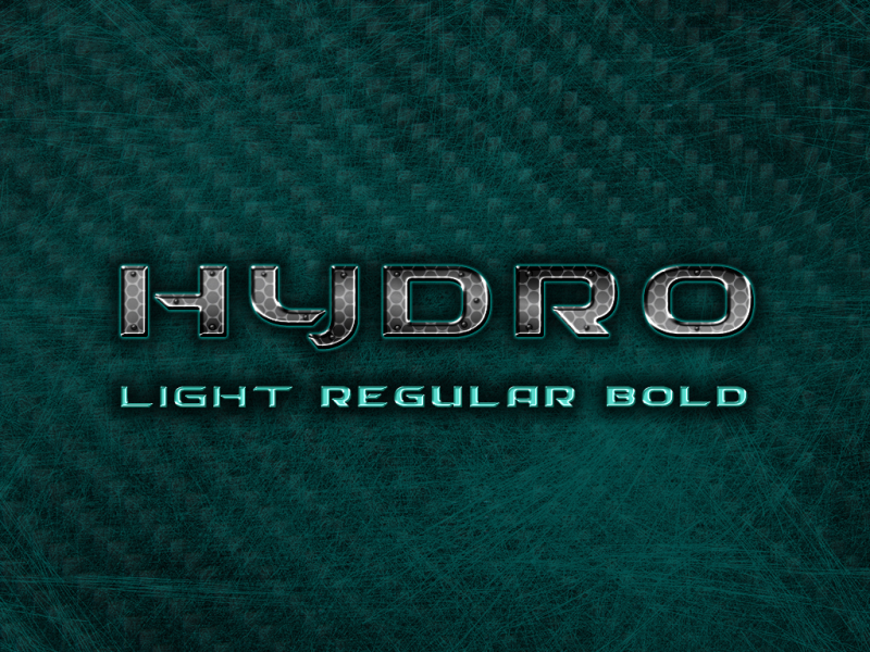 HYDRO Font Family · 1001 Fonts