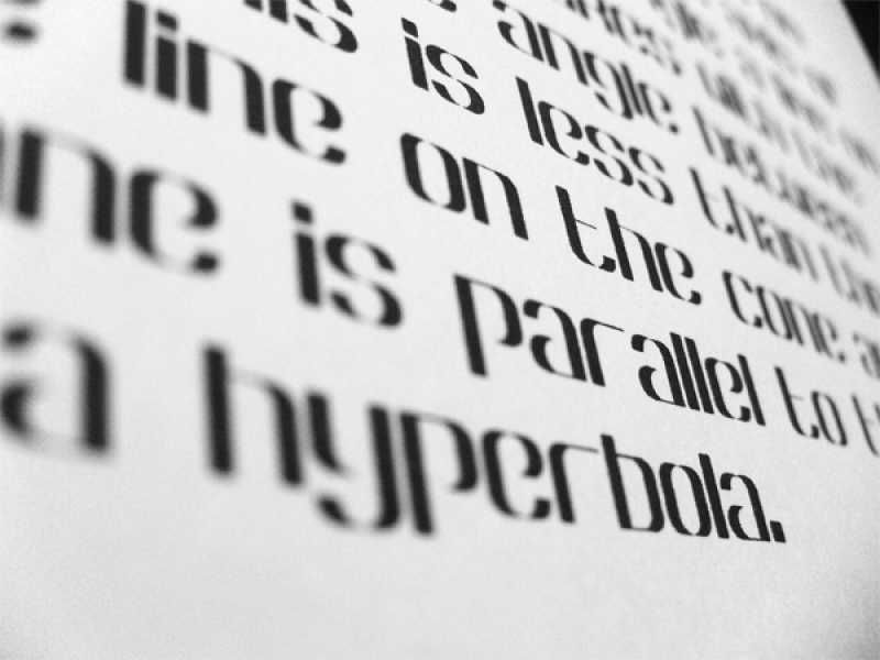 Hyperbola Font · 1001 Fonts