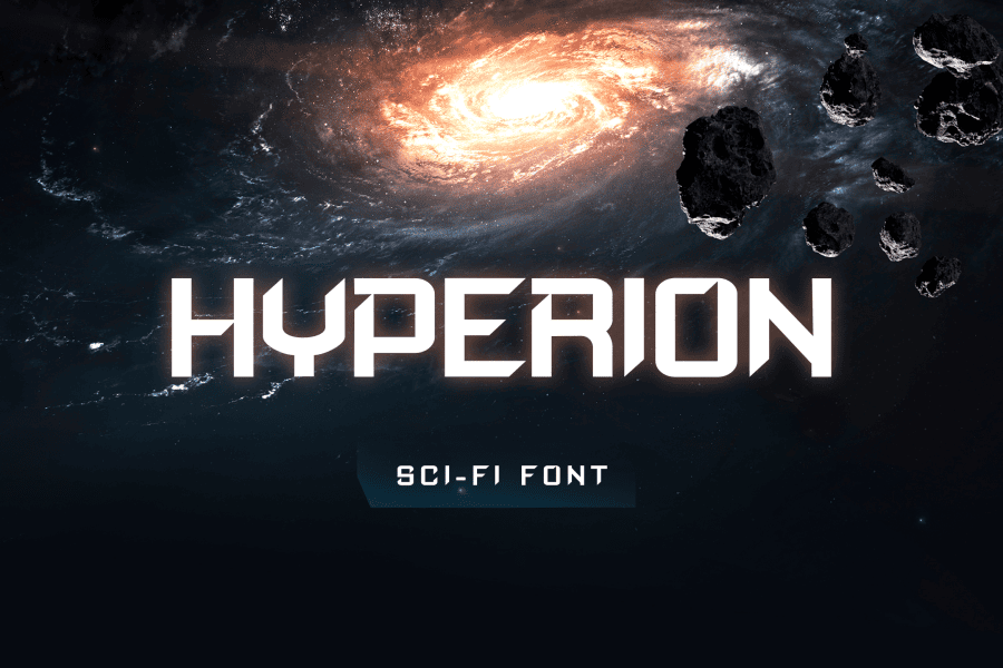 HYPERION Font · 1001 Fonts