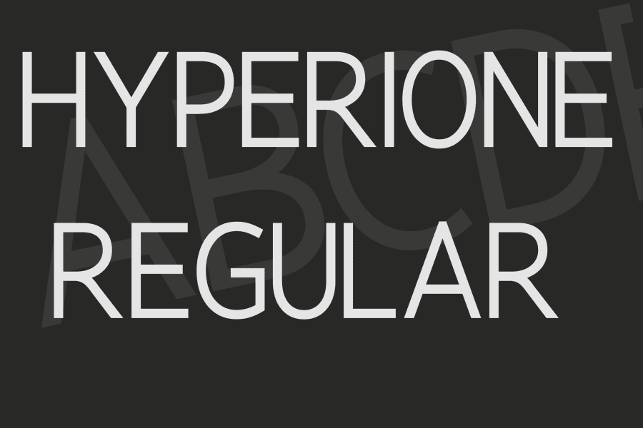 Hyperione Font · 1001 Fonts
