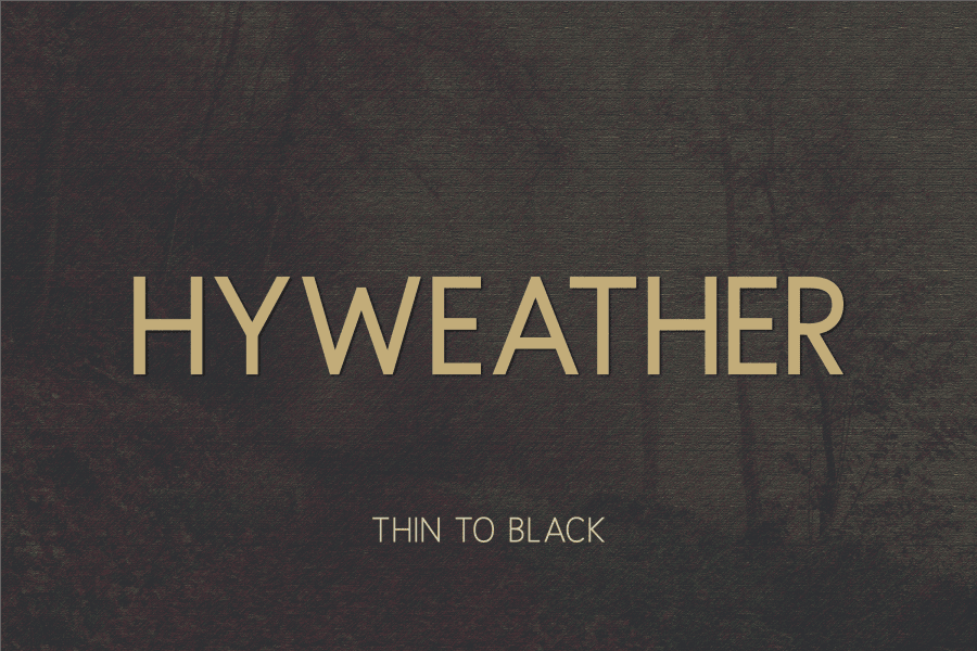 Hyweather Font · 1001 Fonts