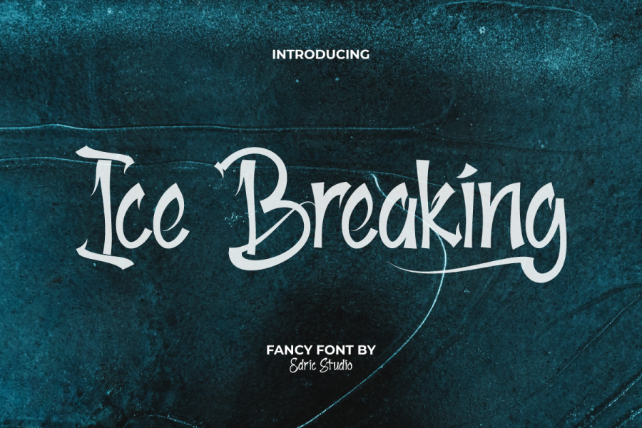 Ice Breaking Demo Font · 1001 Fonts