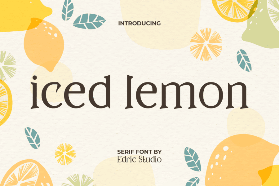 Iced Lemon Demo Font · 1001 Fonts