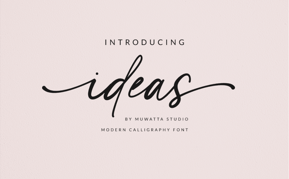 Ideas Font · 1001 Fonts