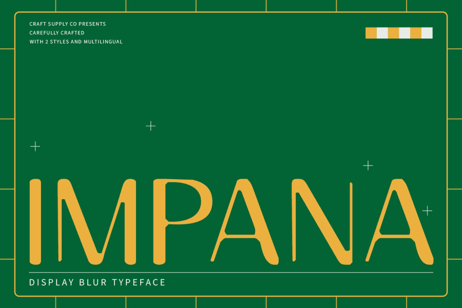 Impana Blur Demo Font · 1001 Fonts