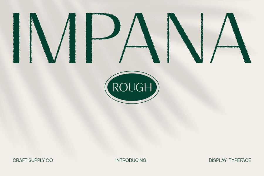 Impana Rough Demo Font · 1001 Fonts