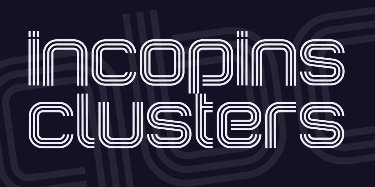 Incopins Clusters Font Family · 1001 Fonts