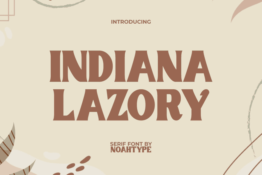 Indiana Lazory Demo Font · 1001 Fonts