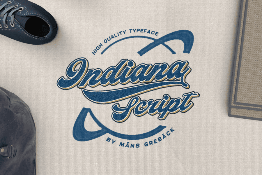 Indiana Script PERSONAL USE Font · 1001 Fonts