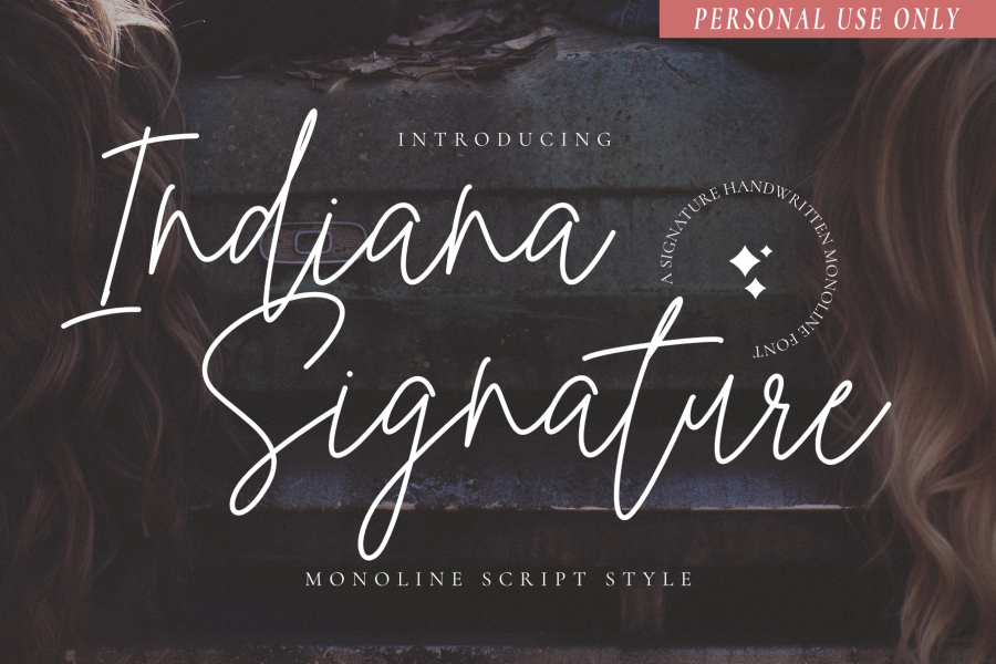 Indiana Signature Font · 1001 Fonts