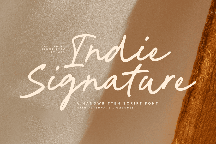Indie Signature Font · 1001 Fonts
