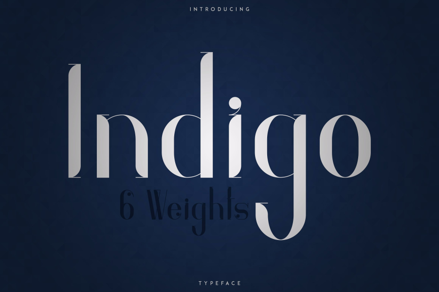 Indigo Font · 1001 Fonts