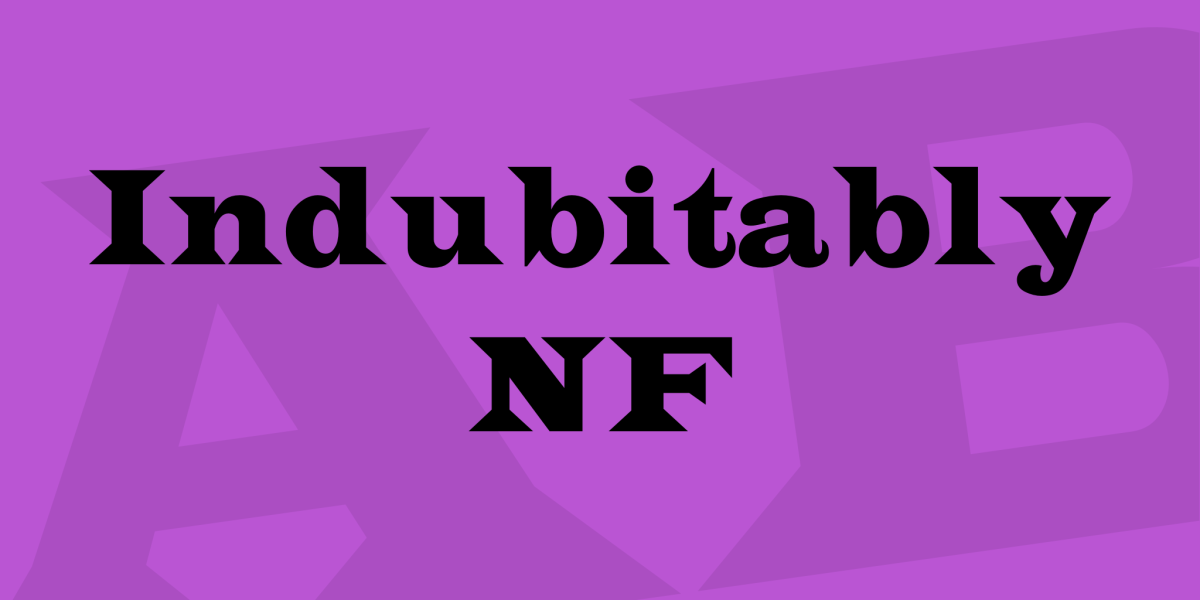 Indubitably NF Font · 1001 Fonts