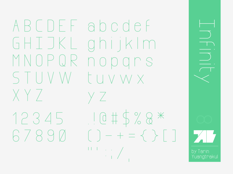 Infinity Font · 1001 Fonts